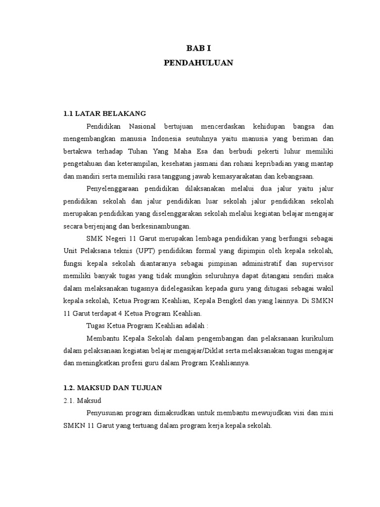 Program Kaprog TKJ 2018-2019 | PDF