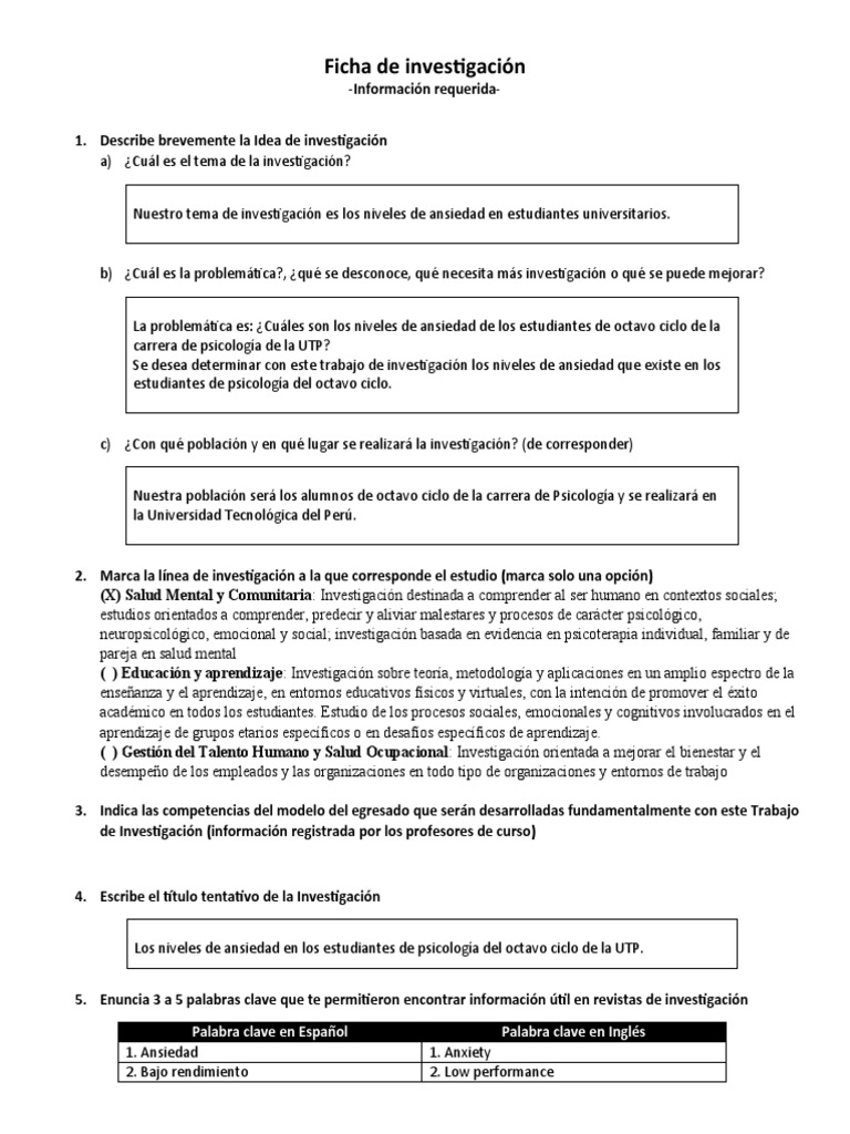 Ficha Tba-1 (Corregido) | PDF | Sicología | Aprendizaje