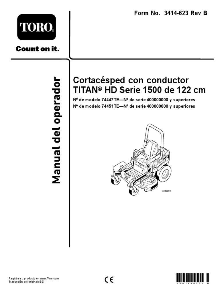 Toro Manual | PDF | Ingeniería mecánica | Bienes manufacturados