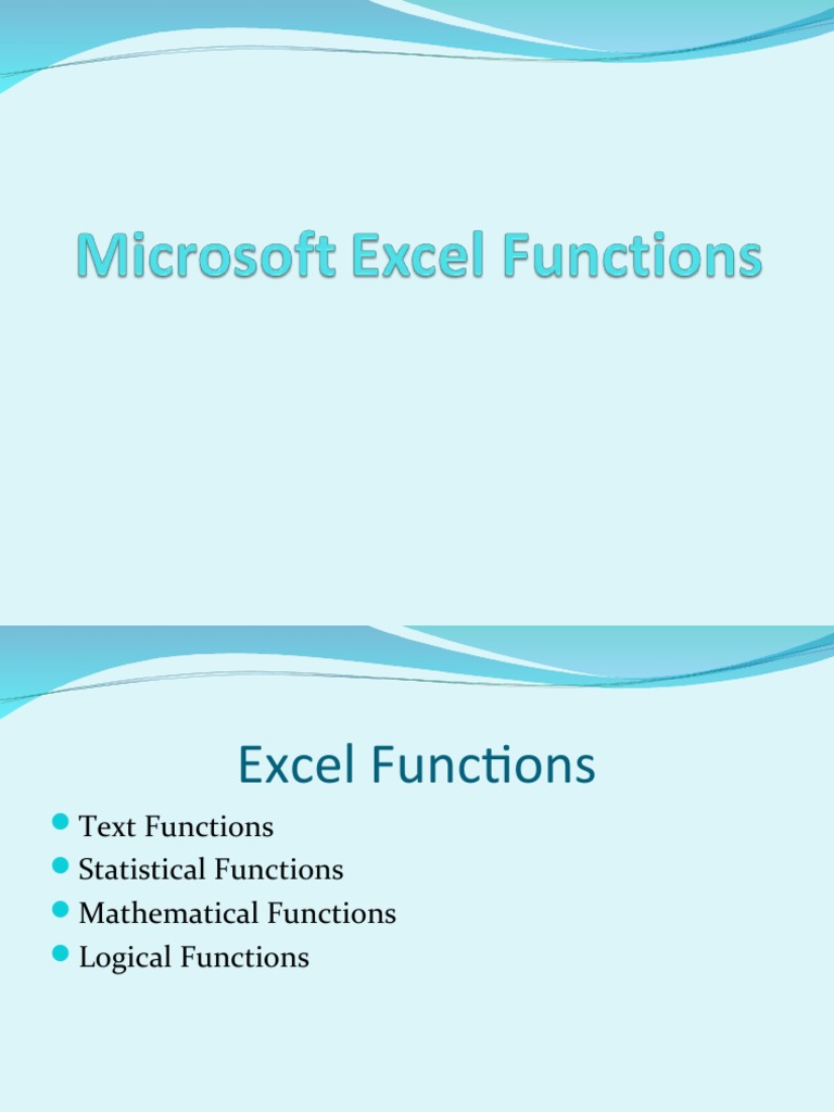 Microsoft Excel Pdf Microsoft Excel Trigonometric Functions