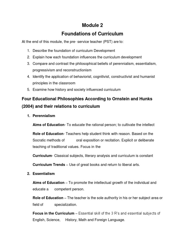 Educ 6 Module 2 Pdf Curriculum Learning 