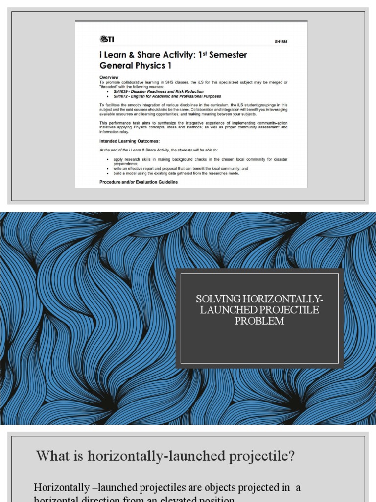 Physics Projectile Problem Solving Pdf Projectiles Acceleration 6989