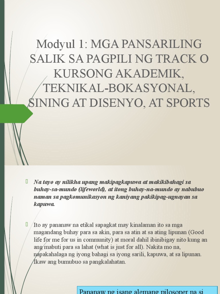 Esp9 Q4 Week1 Lesson1 | PDF