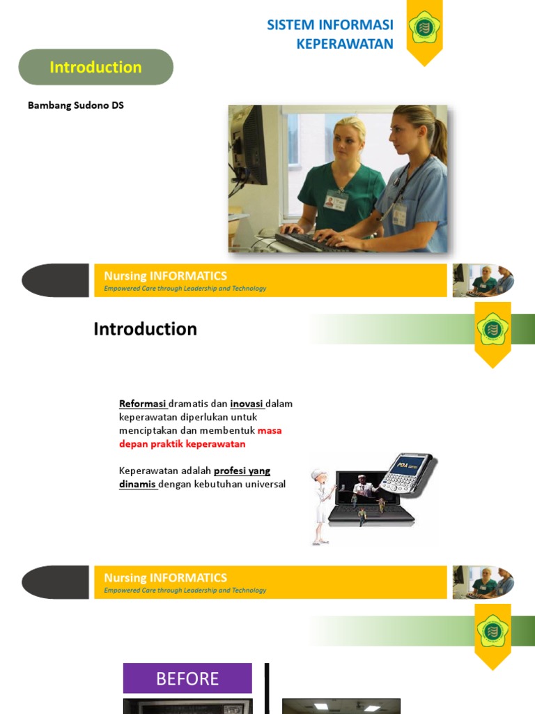 Nursing Informatics Introduction 2022 | PDF