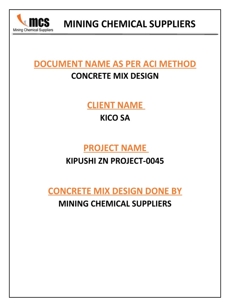 C30 Concrete Mix Design Overview | PDF | Concrete | Building Engineering