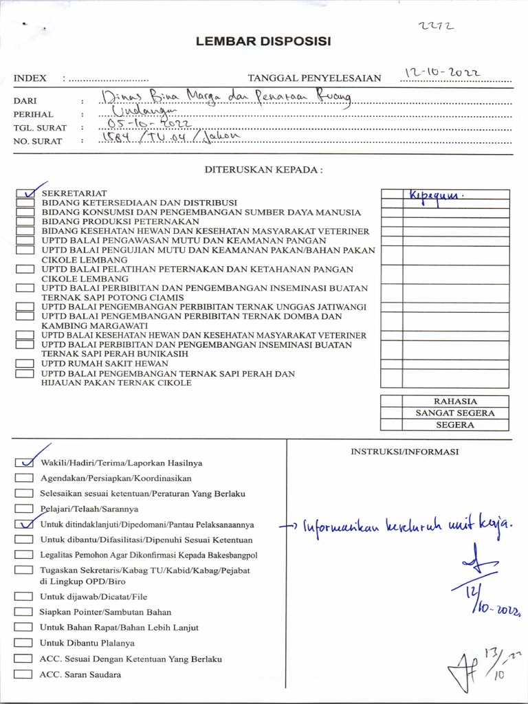 Surat Undangan Bimtek Tata Cara Perhitungan TKDN | PDF