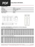 12V 374W Battery Performance Specs | PDF | Electric Power | Electronic ...