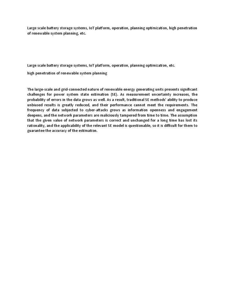 Challenges in Power System State Estimation | PDF | Computers