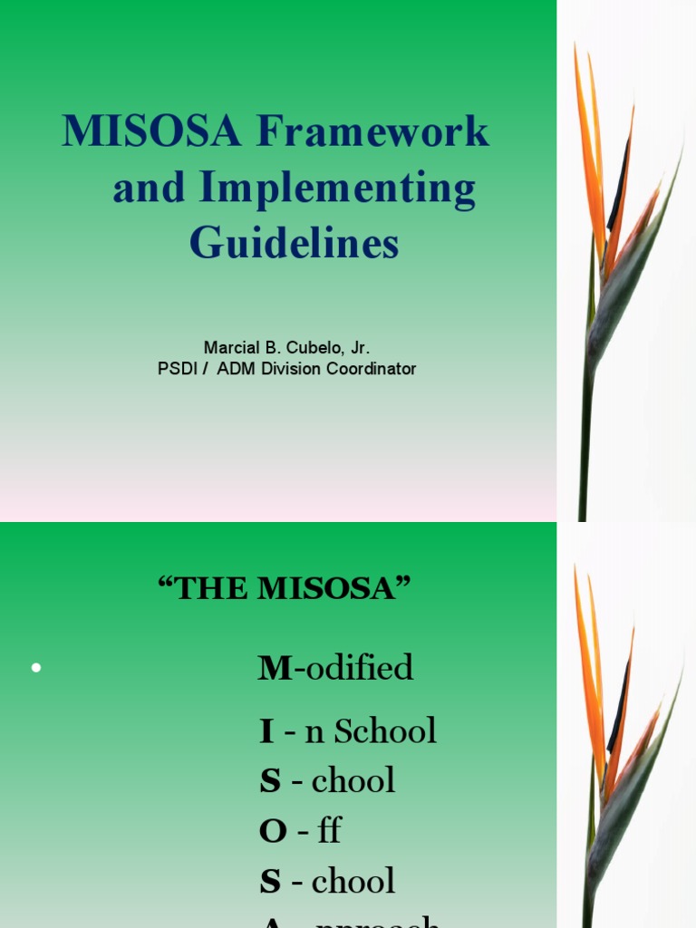 MISOSA | Download Free PDF | Teachers | Learning MISOSA | Download Free PDF | Teachers | Learning