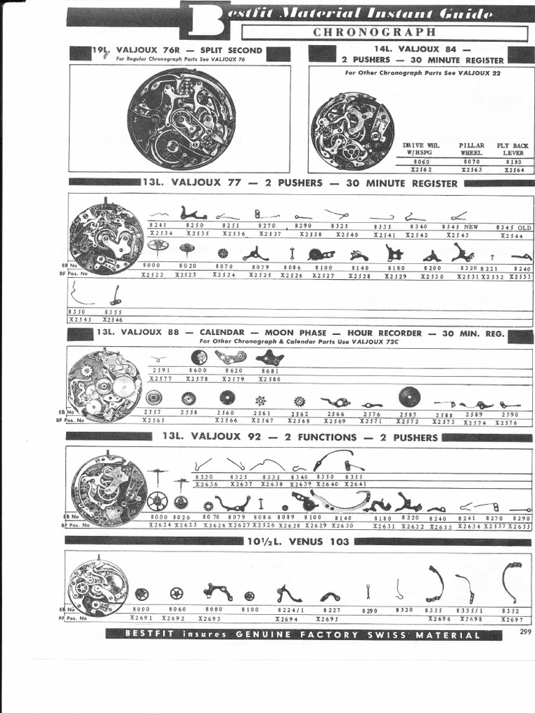 4229 Valjoux 77 88 92 Pdf