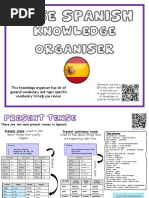 GCSE Spanish Tenses Cheat Sheet | PDF | Language Families | Morphology