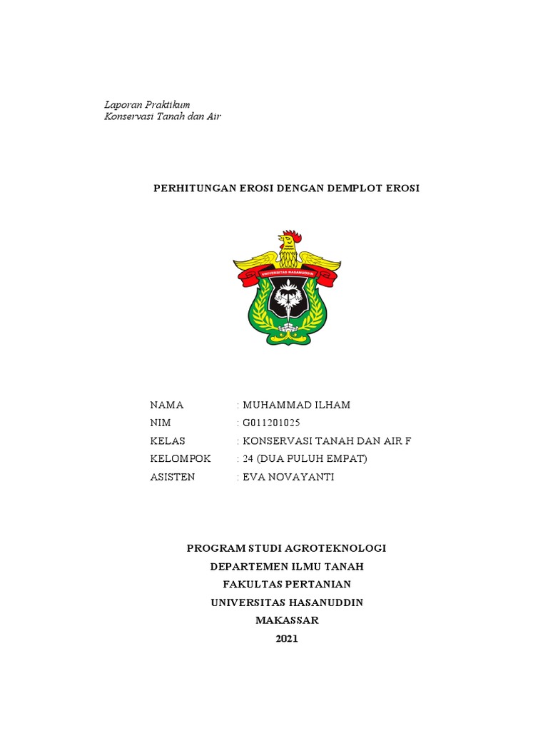 PERHITUNGAN EROSI DENGAN DEMPLOT EROSI | PDF