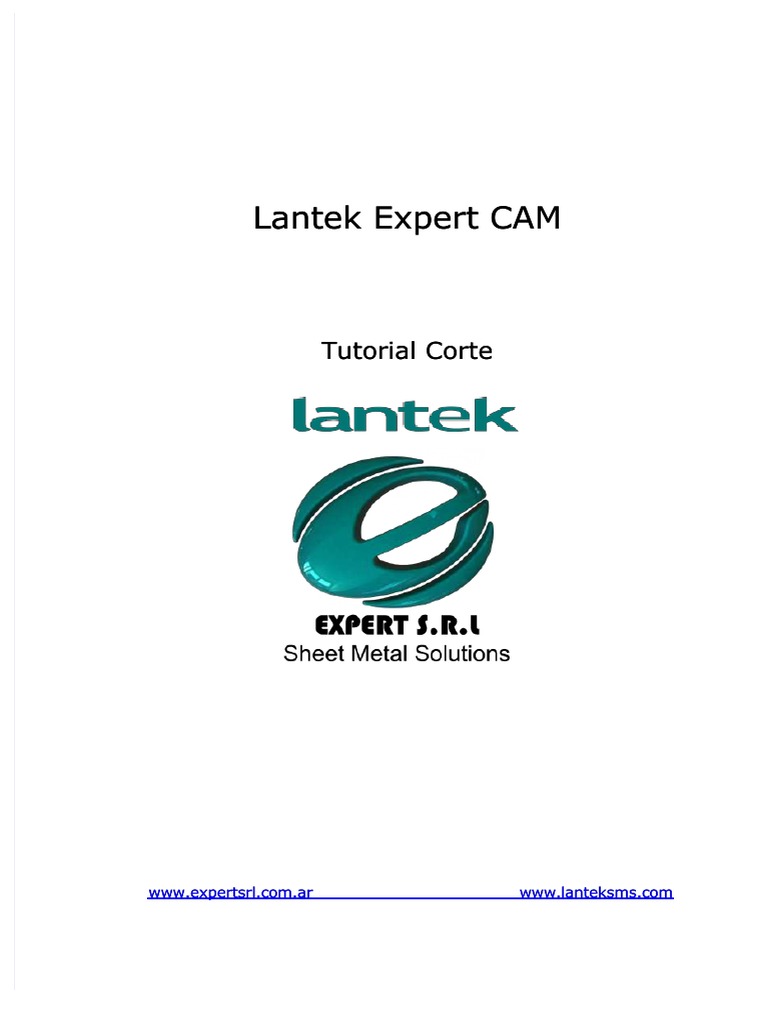 Lantek Corte Tutorial | PDF | Mecanizado
