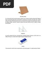 Chapter 1 - Drawing Instruments & Their Uses | PDF | Drawing | Tools