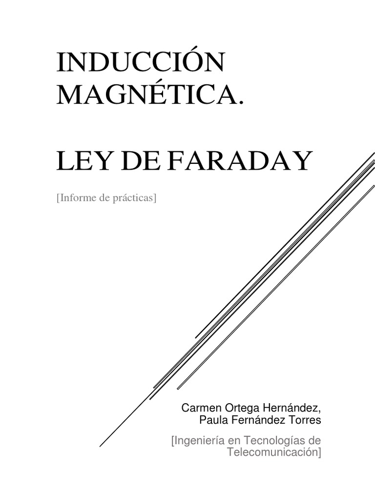 Ley de Faraday | PDF | Inducción electromagnética | Inductor