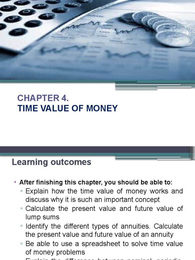 Chapter 4. Time Value of Money | PDF | Present Value | Time Value Of Money