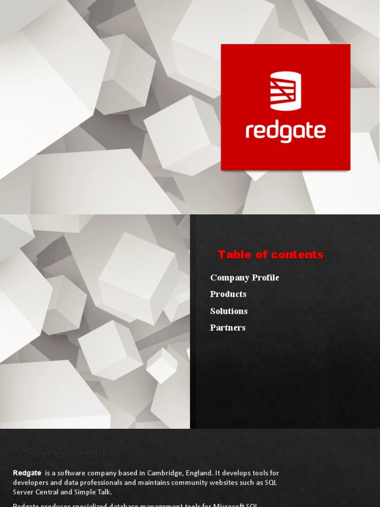 Redgate | PDF | Databases | Microsoft Sql Server