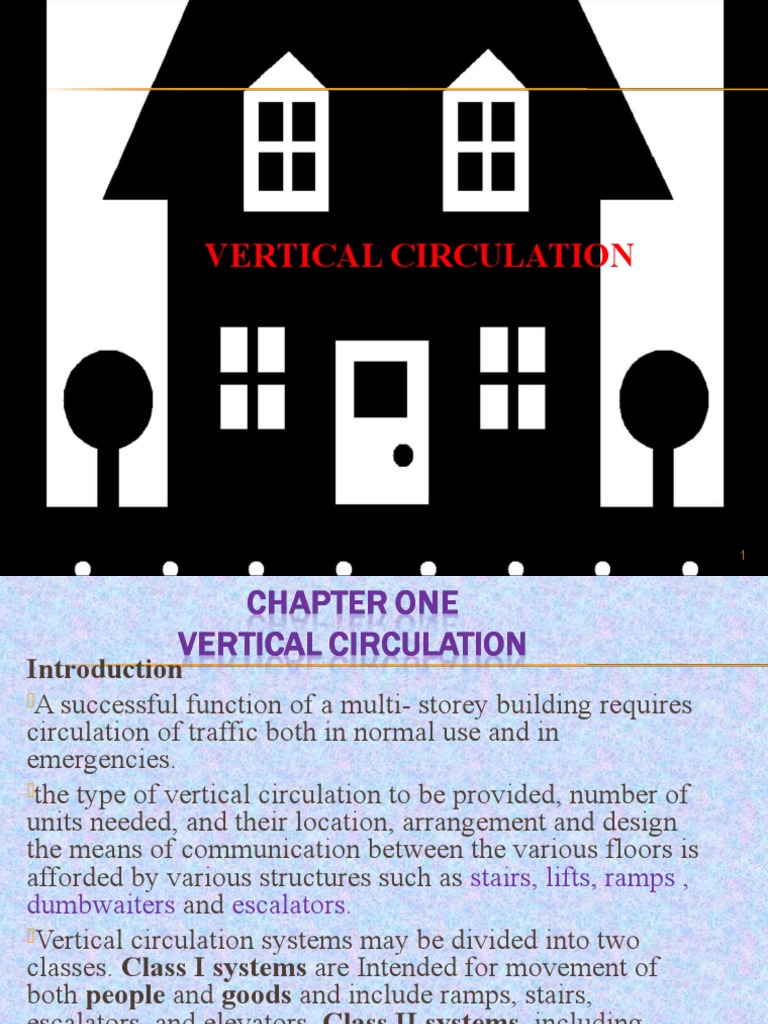 Vertical Circulation | PDF | Elevator | Stairs