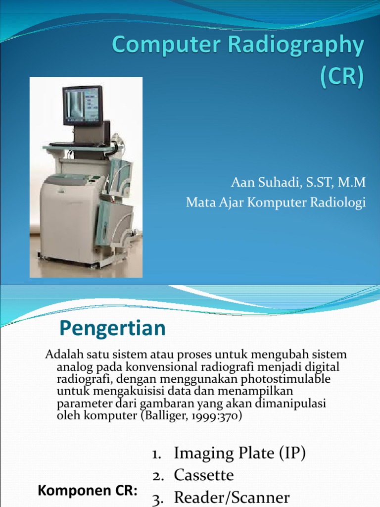 Aan Suhadi, S.ST, M.M Mata Ajar Komputer Radiologi | PDF