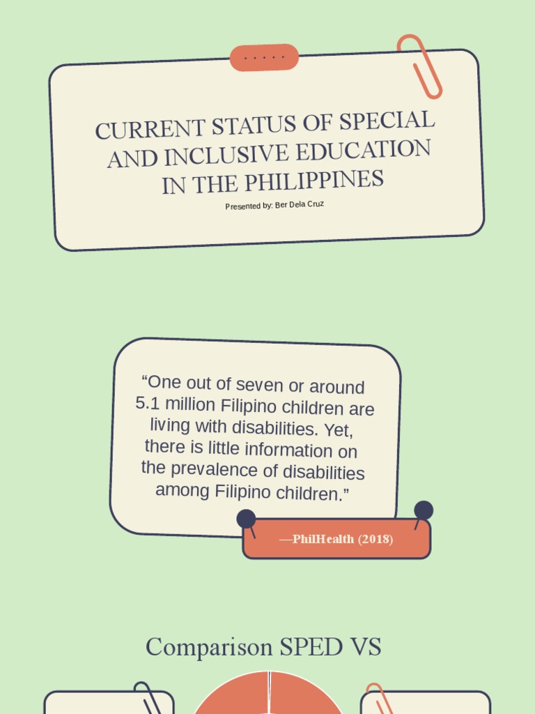 Current Status of Inclusive Education in the Philippines | PDF ...