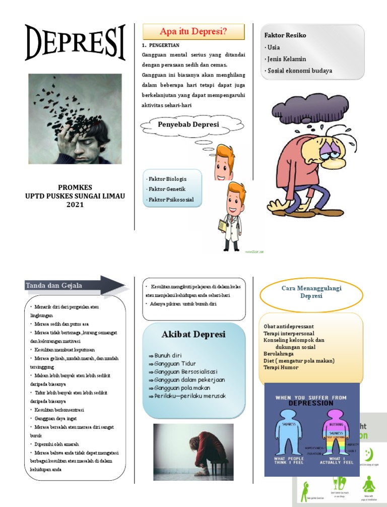 Leafleat Depresi | PDF