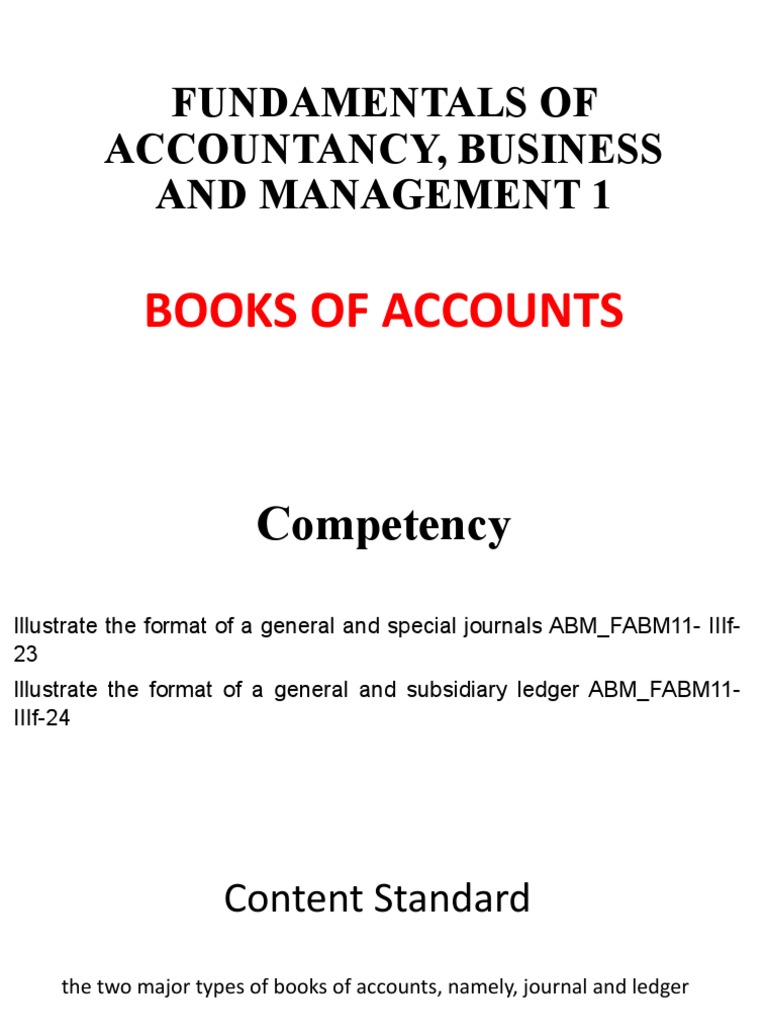 Co 1 Fabm 1 | PDF | Debits And Credits | Service Industries