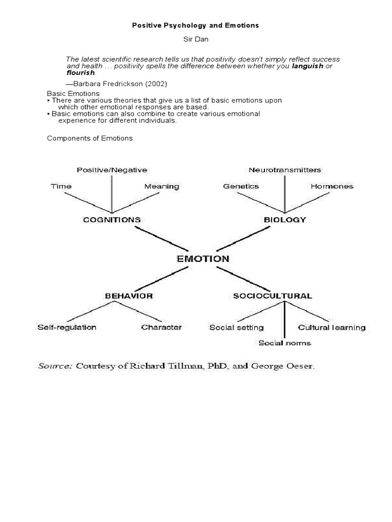 4 Positive Psychology and Emotions | PDF | Emotions | Mental Health