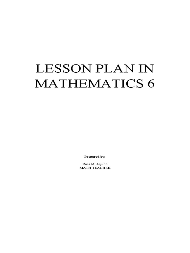 Lesson Plan Statistical Graphs | PDF | Chart | Mathematics