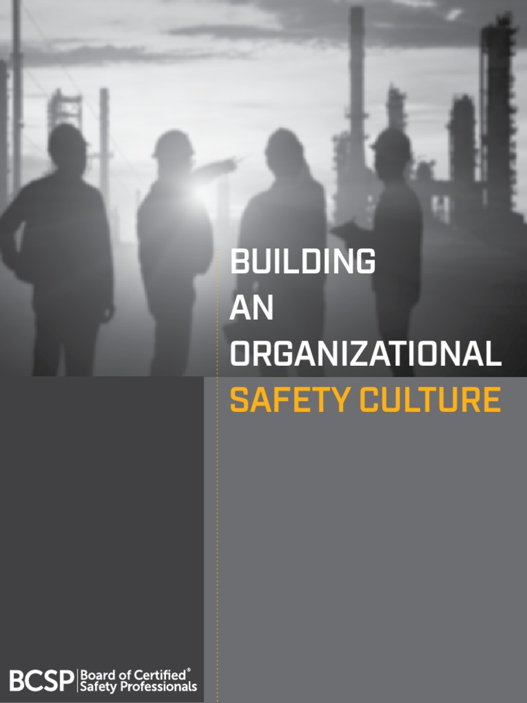 Building_a_Safety_Culture | PDF | Organizational Culture | Safety
