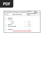 Vertical Lift Hydraulic Gate Design | PDF | Strength Of Materials | Steel