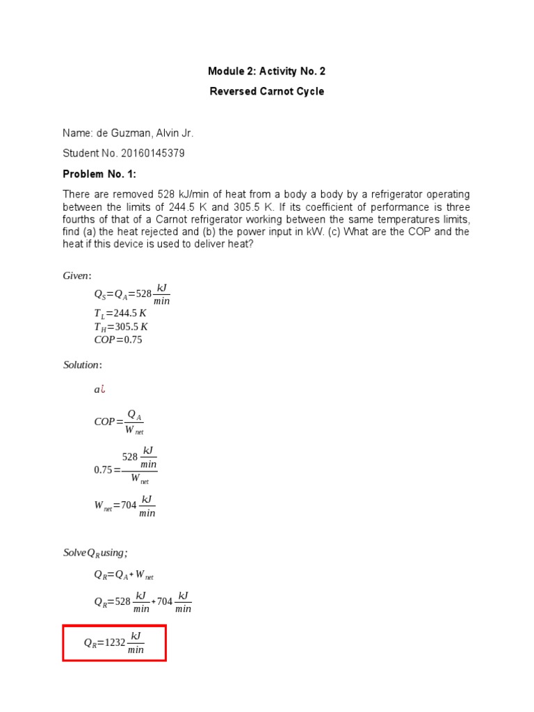 DE GUZMAN Module 2 Activity No. 2 | PDF | Home Appliance | Chemical Engineering