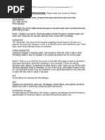 Manga Script Template Guide | PDF