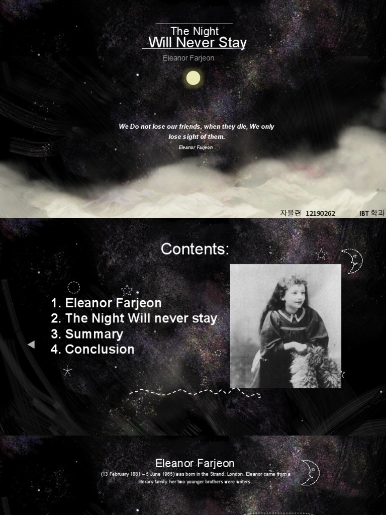 Eleanor Farjeon: The Night Will Never Stay | PDF | Poetry