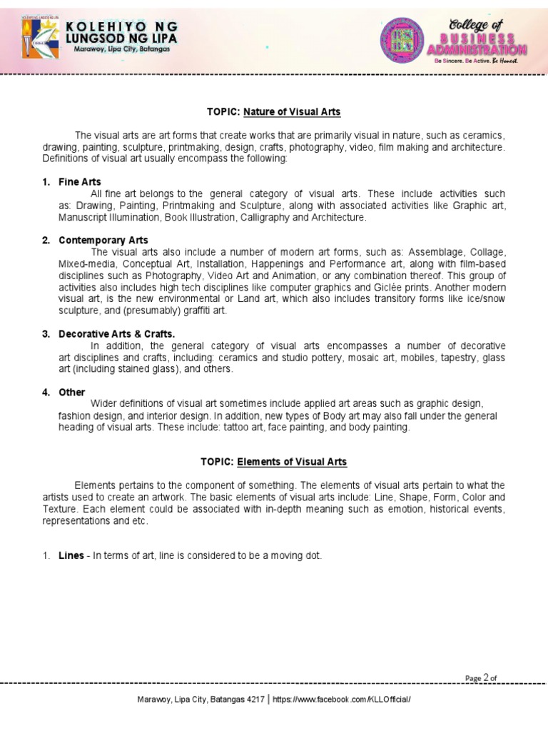 Rva Lesson 2 | PDF | The Arts | Shape