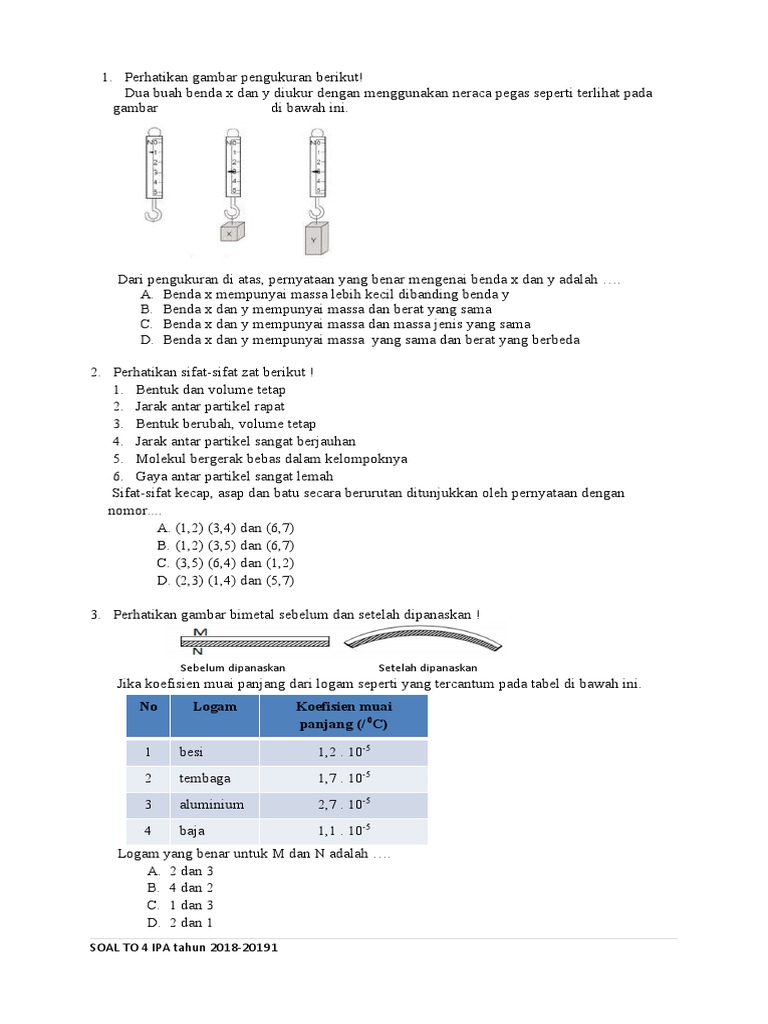 Soal Litnum SMP Pesona Edu 2024 | PDF
