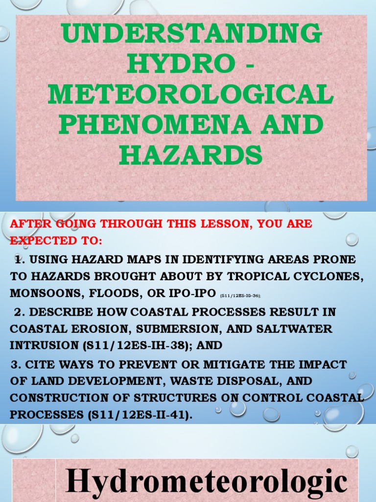 Hydrometeological Hazards | PDF | Tropical Cyclones | Hazards