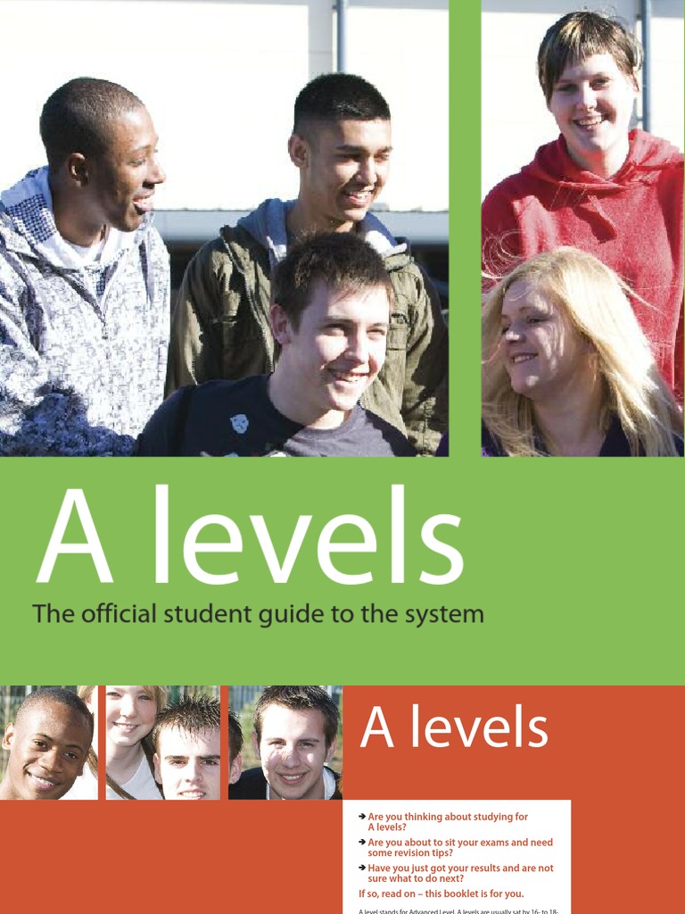 A Level Guide | PDF | Gce Advanced Level (United Kingdom) | Test ...