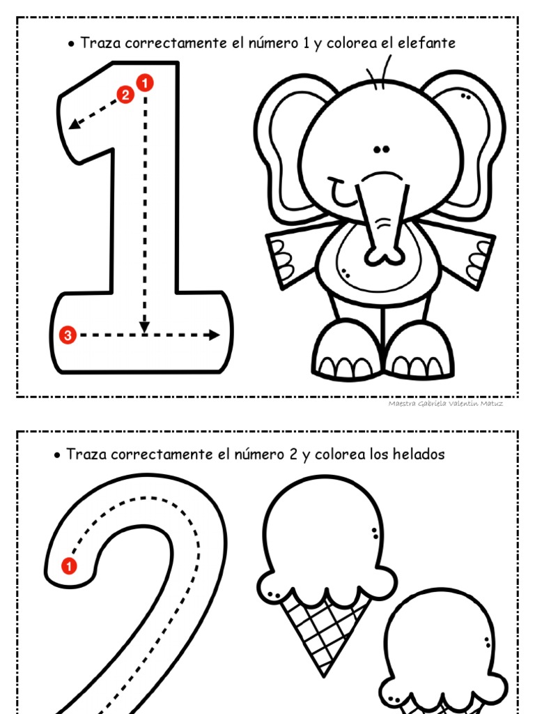 Actividades de Números del 1 al 10 | PDF