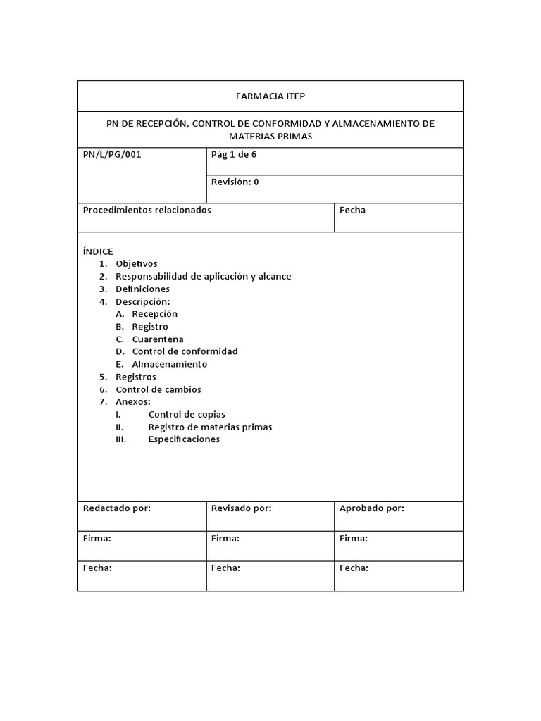 PNT Ejemplo | PDF | Farmacia