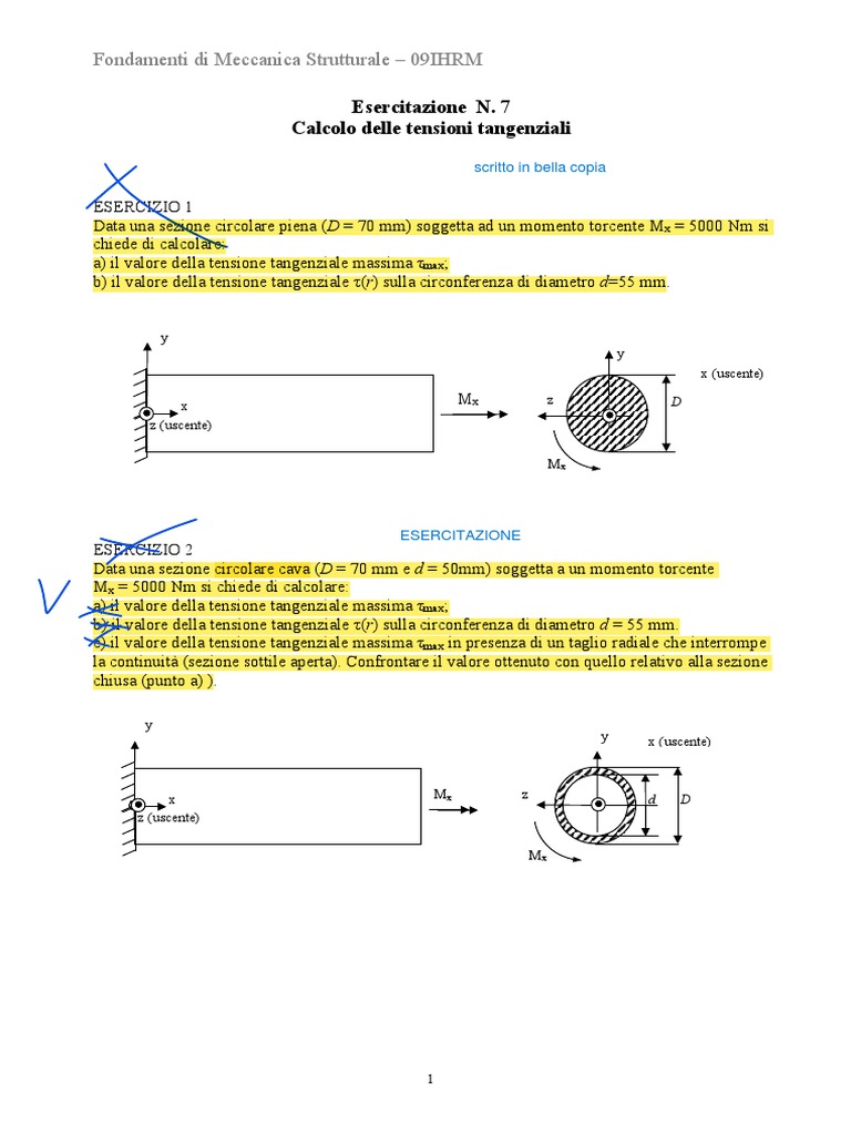 Esercitazione 7 - FMS | PDF