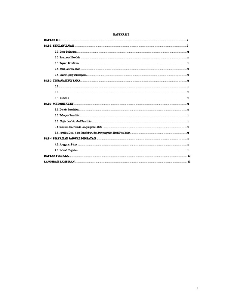 Template-Proposal PKM-RSH-180322 Salinan | PDF