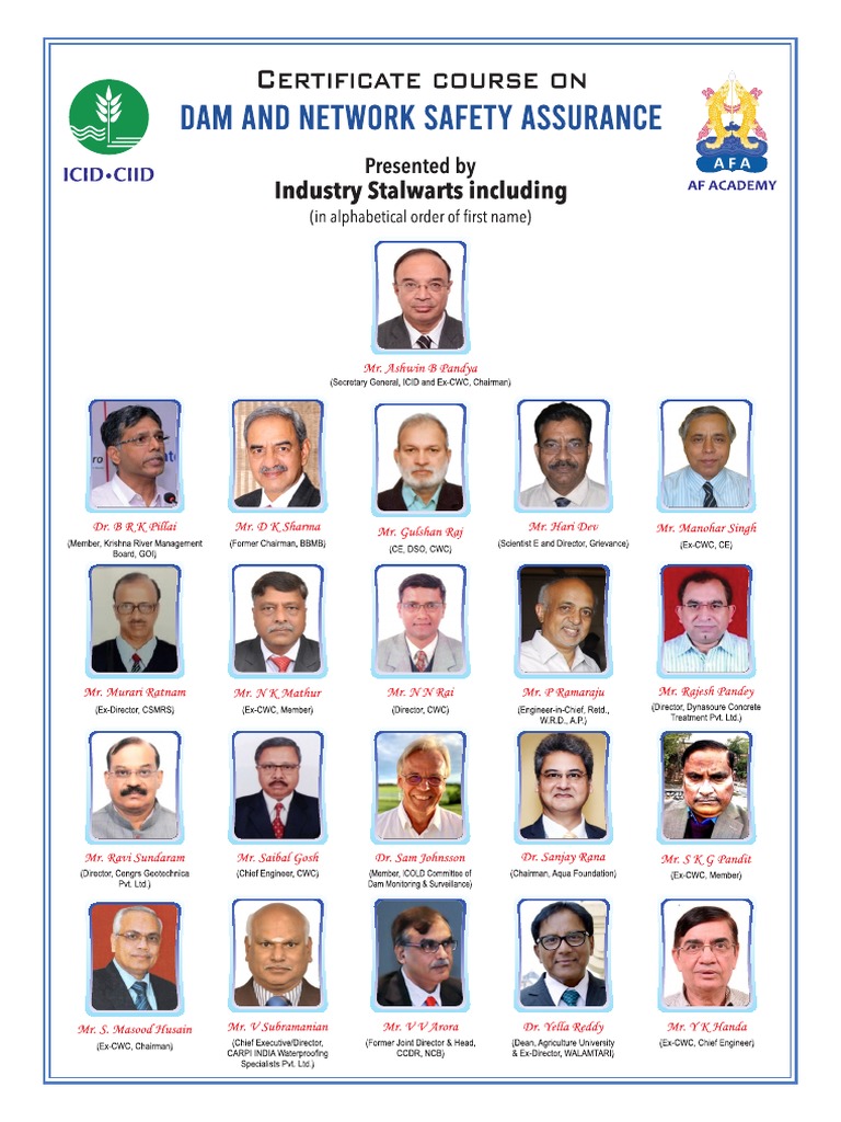 Dam Safety Training Course | PDF | Dam | Concrete