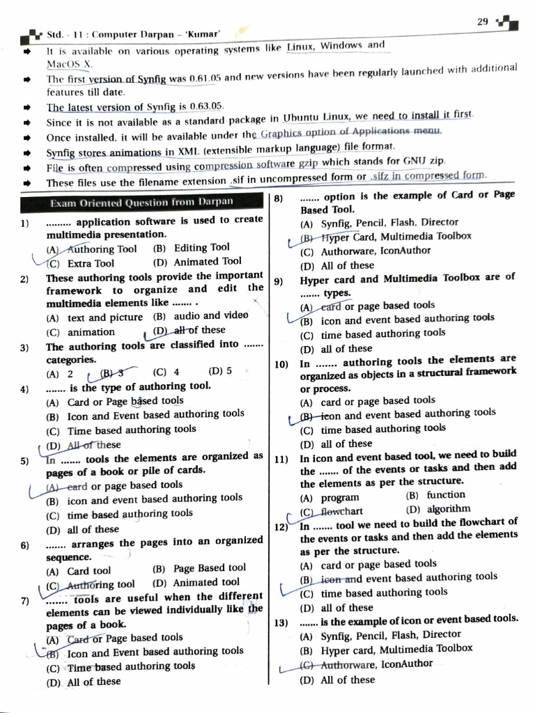 ch-2 Class-11 Computer Mcqs | PDF | Zip (File Format) | Application Software