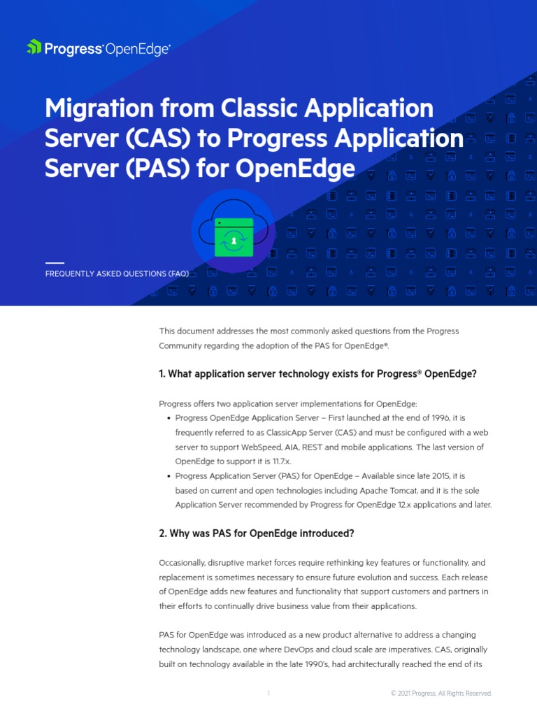 Oe Migrating From Classic App Server To Pas | PDF | Networking | Internet & Web