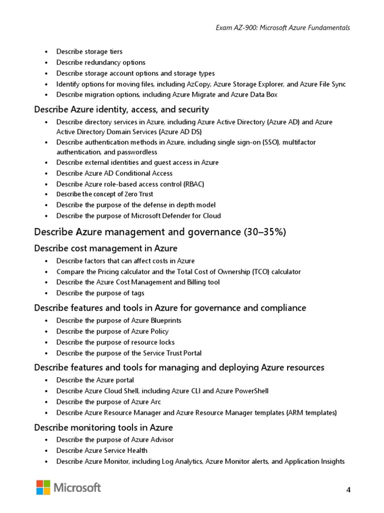 AZ-900 StudyGuide ENU FY23Q1 10.04 | PDF | Microsoft Azure | Cloud Computing