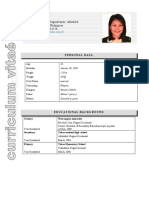 Senior High Teacher Bionote Example | PDF | Educational Stages | Teachers