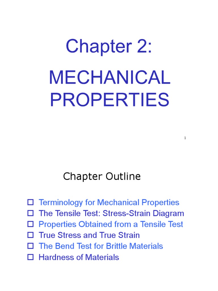 Bab 2 Sifat Mekanik | PDF | Deformation (Engineering) | Plasticity (Physics)