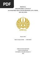 Contoh Proposal Magang | PDF | Karier & Perkembangan | Seni