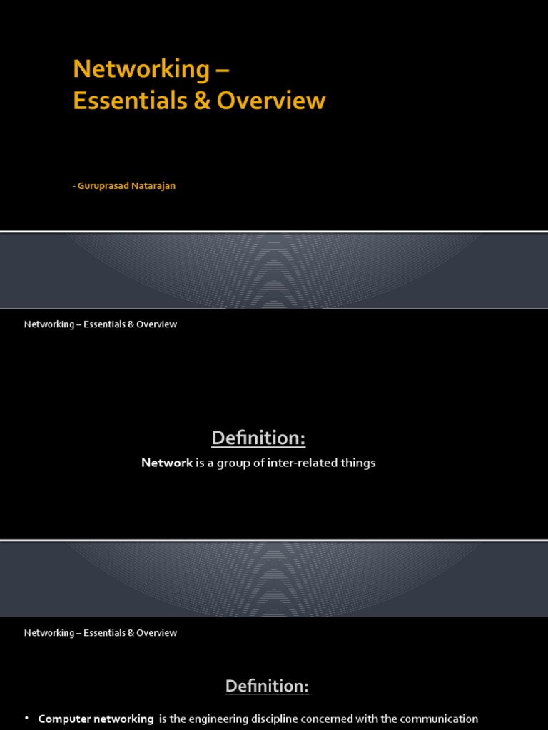 Network Essentials Overview | PDF | Computer Network | Network Topology