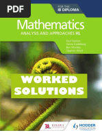 Pearson Mathematics For The IB Diploma - Analysis and Approaches HL | PDF